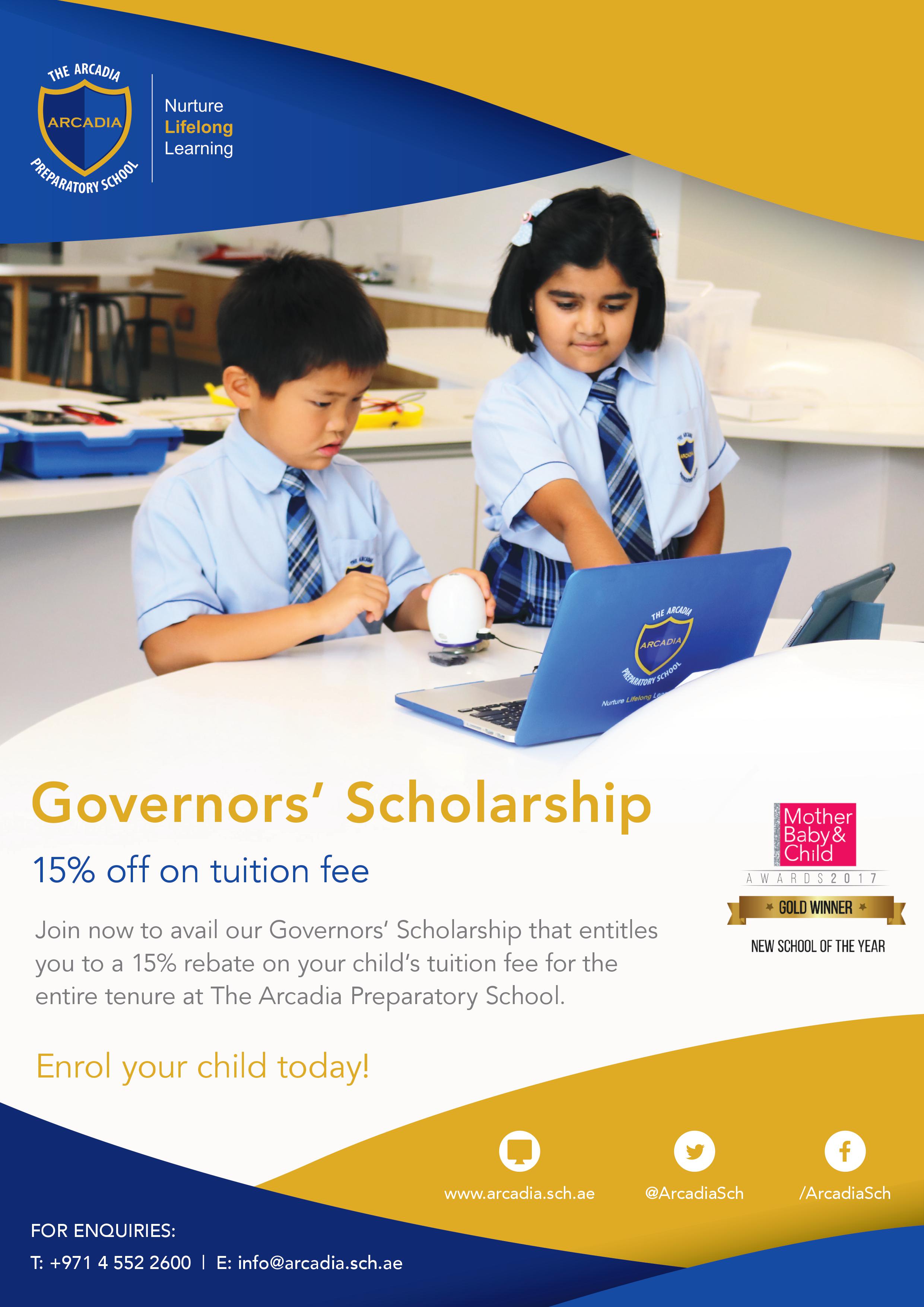 Lower your school fee burden with Arcadia Preparatory ! – Jumeirah ...